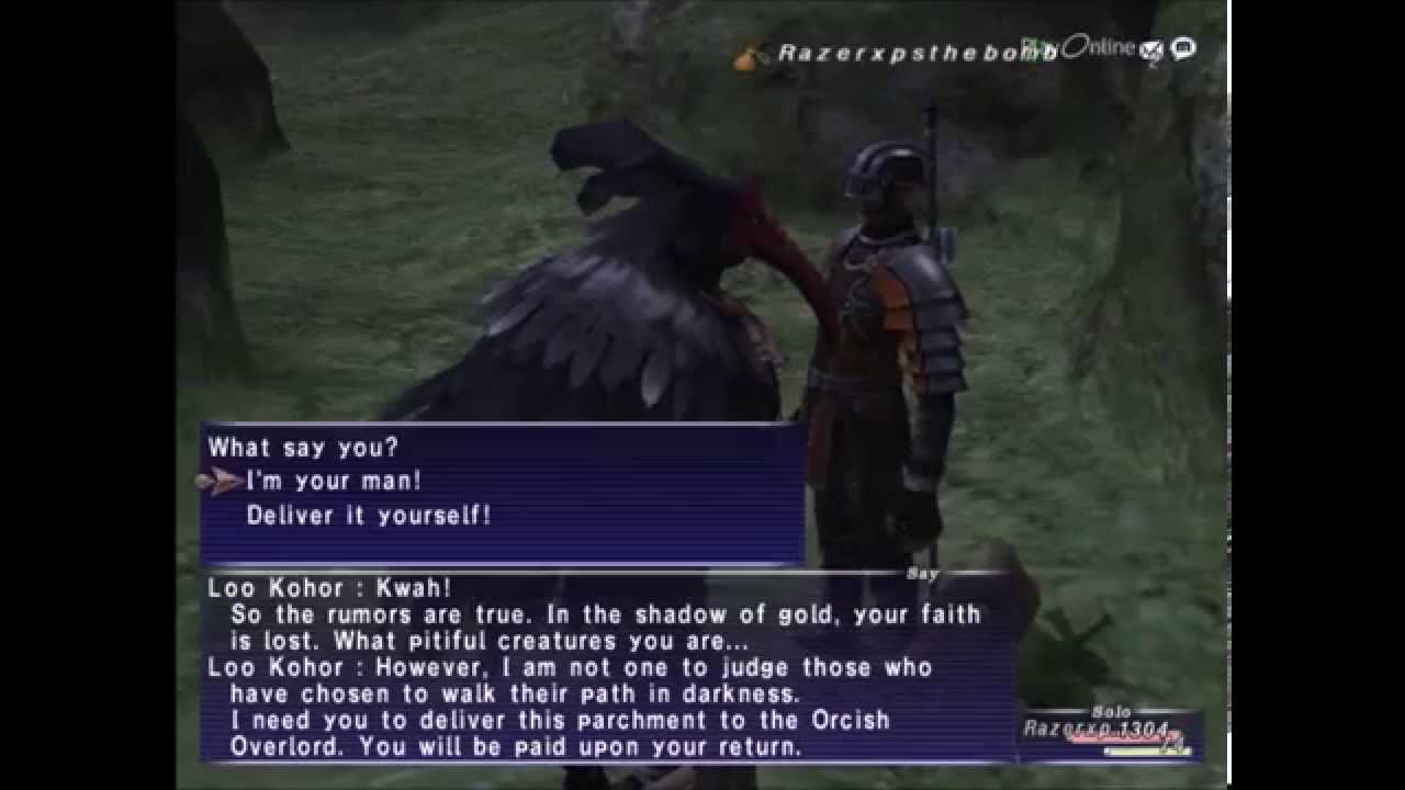 Final Fantasy XI all three nations mission 4-1 Magicite Guide - YouTube