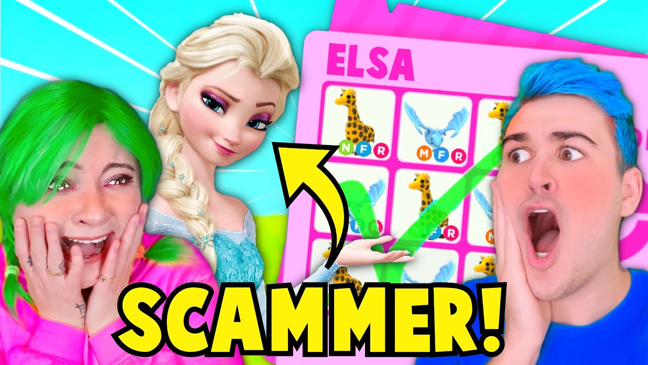 I Played ADOPT ME Until ELSA *SCAMMED* My GIRLFRIEND ...IMPOSTER Icy ...
