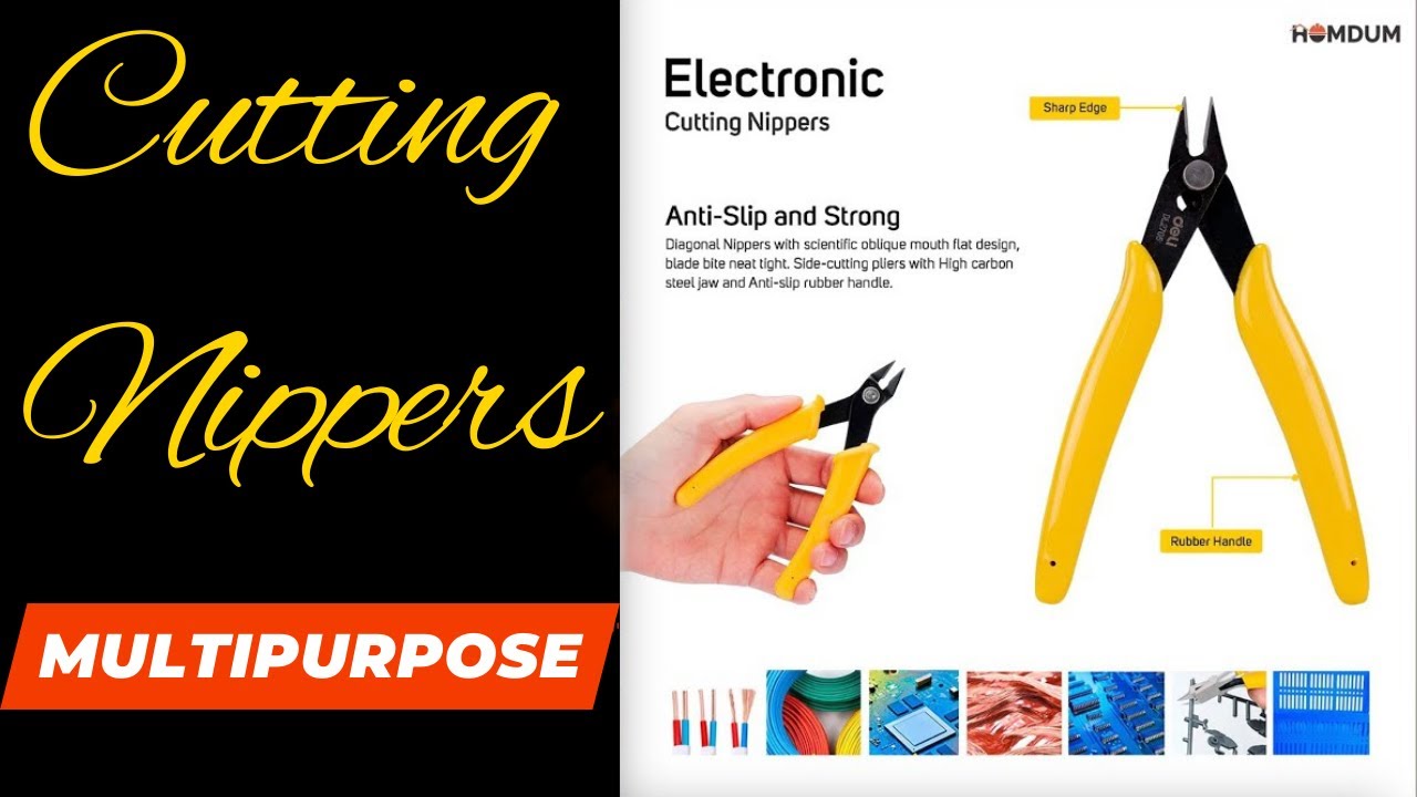 Homdum Electronic Cutting Nippers - Multi Purpose - YouTube