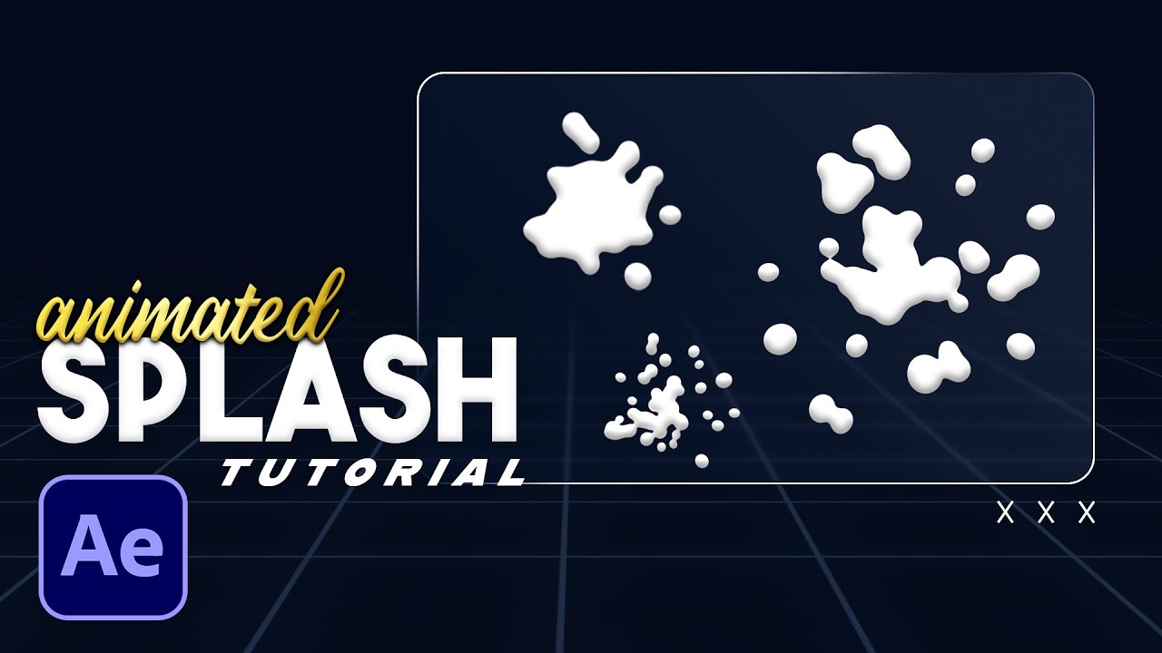 After Effects Motion Graphics – Easy SPLASH Animations for Beginners ...