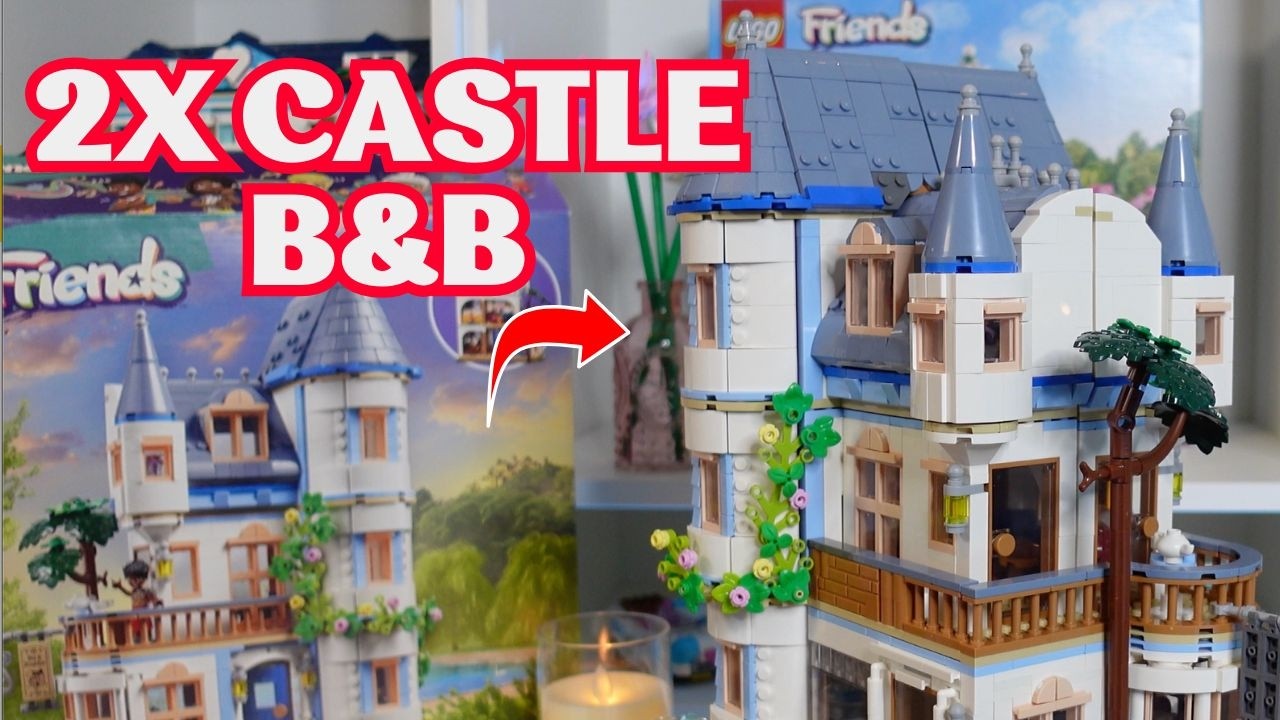 LEGO Castle Bed & Breakfast MOC Modular with extended balcony - Set ...