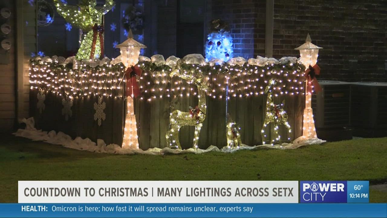 Countdown to Christmas begins as cities across Southeast Texas light up ...