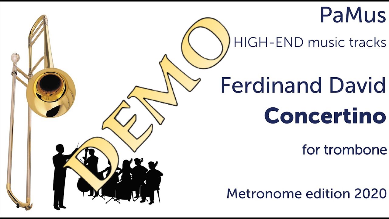 Ferdinand David: Concertino in Eb major for Trombone and orchestra ...