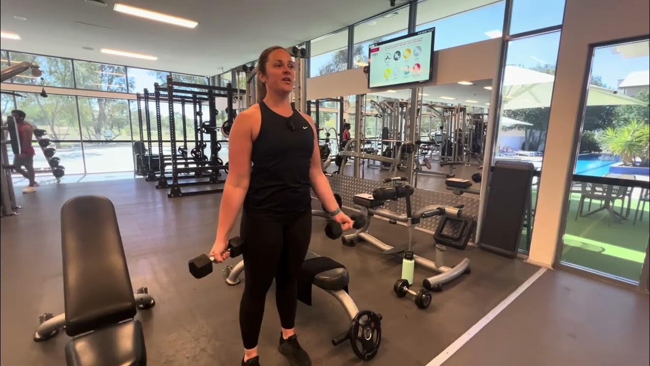 Standing Alternating DB Bicep Curls - YouTube