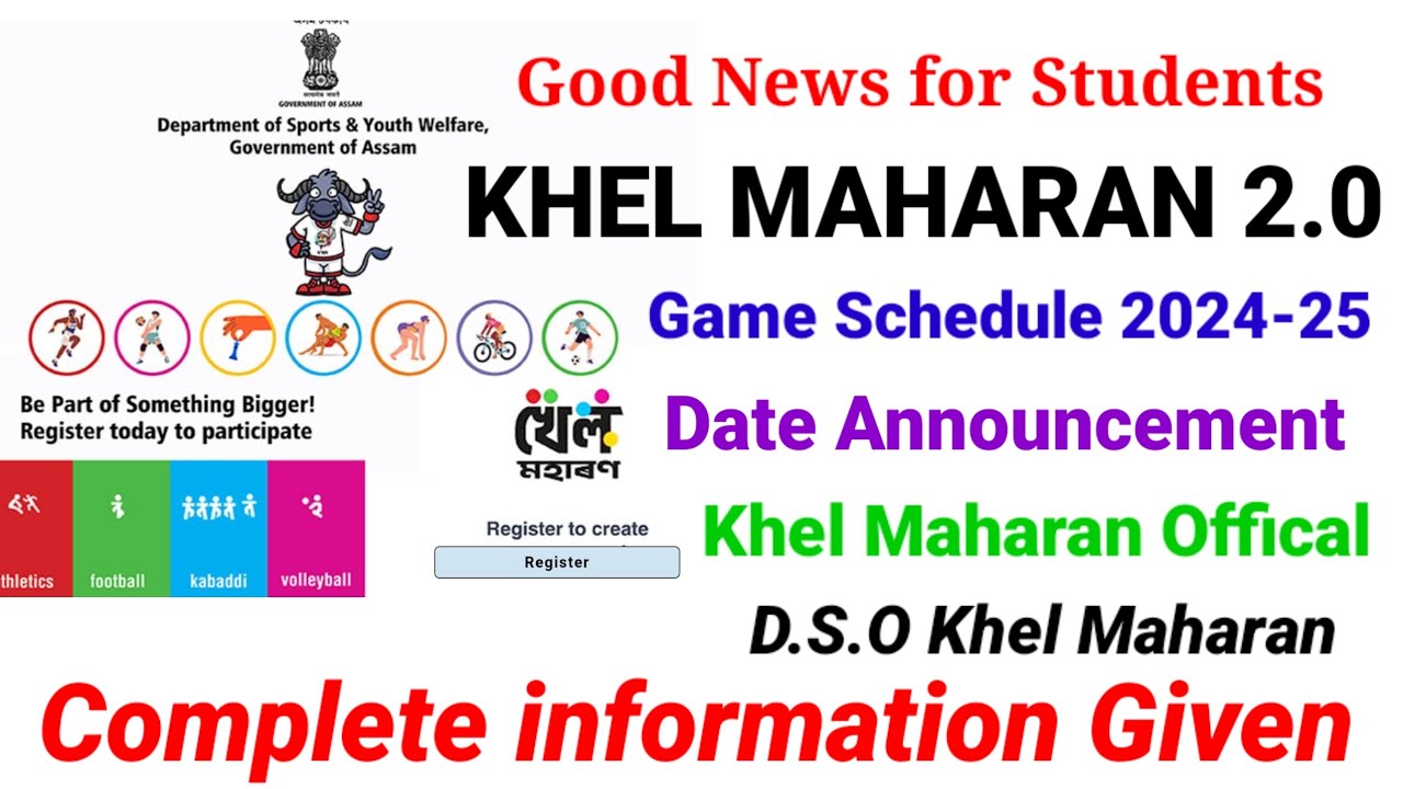 Khel Maharan 2.0// Khel Maharan Game Schedule 2024-25// Date ...