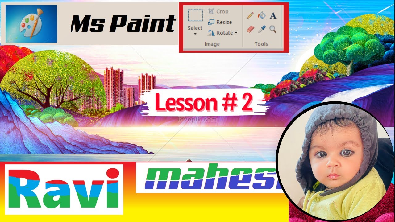 Ms Paint Program Beginners to Professional II Ms Paint drawing II ...