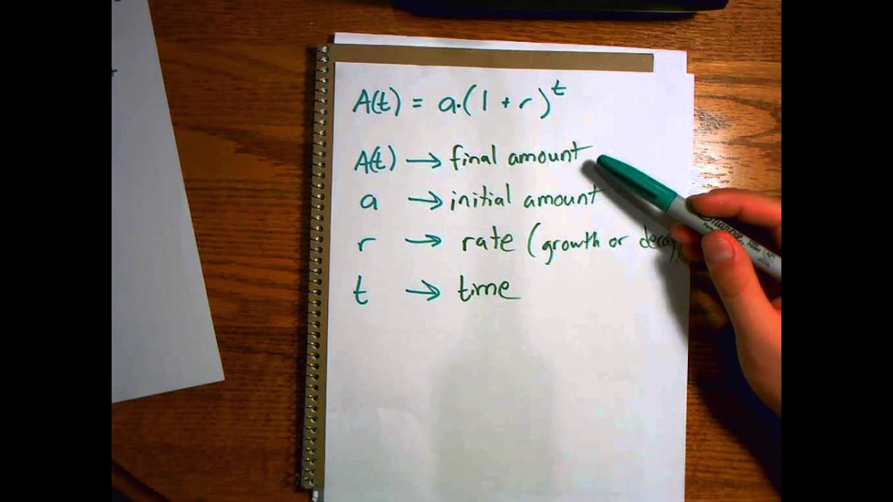 7.1 Exploring Exponential Models - YouTube