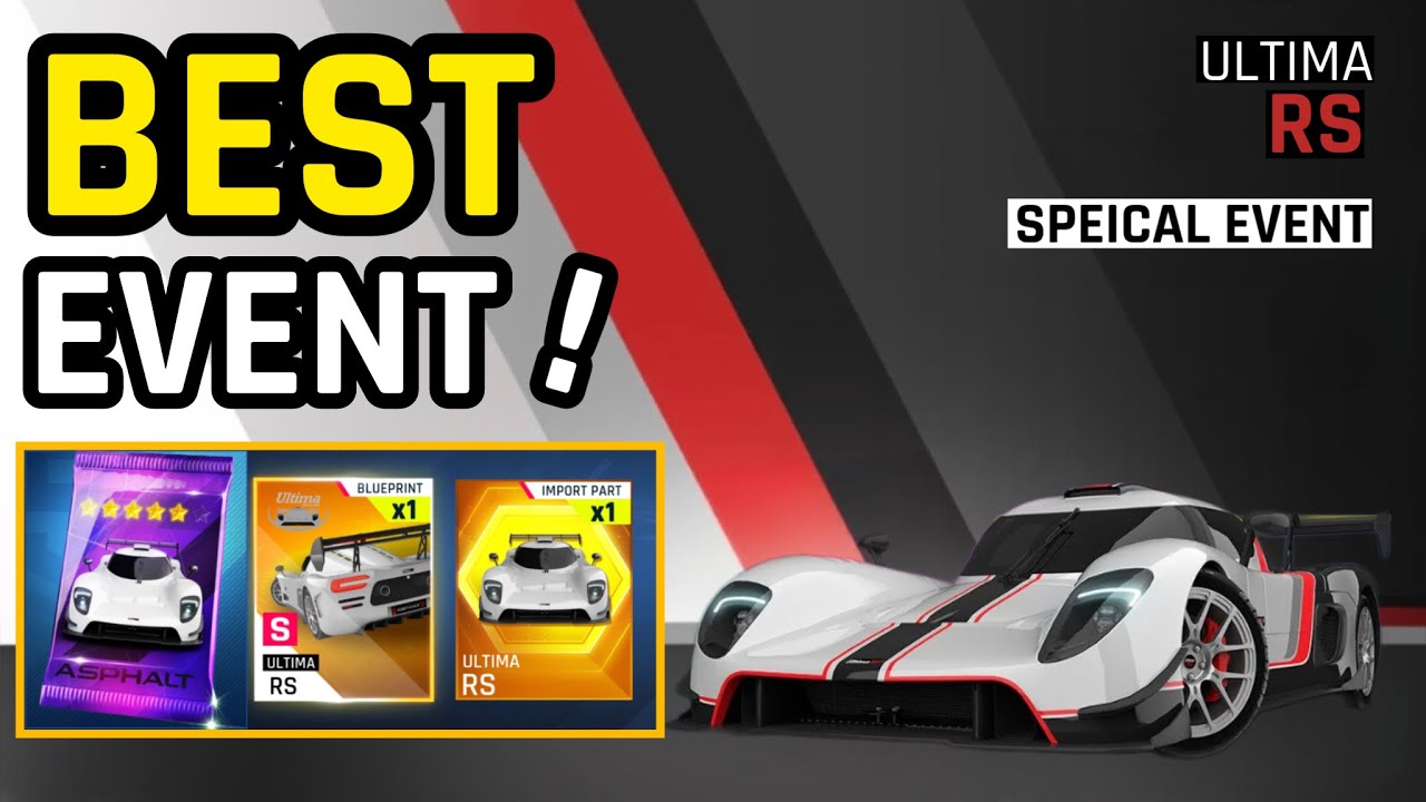 The BEST Event EVER! Asphalt 9 *NEW* Ultima RS Special Hunt - YouTube