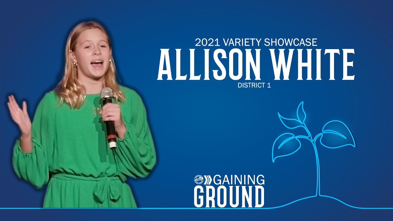 KFB Variety Showcase | Allison White - District 1 - YouTube
