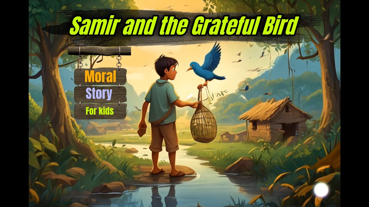 SAMIR AND THE GRATEFUL BIRD : Moral Stories For Kids In English ...