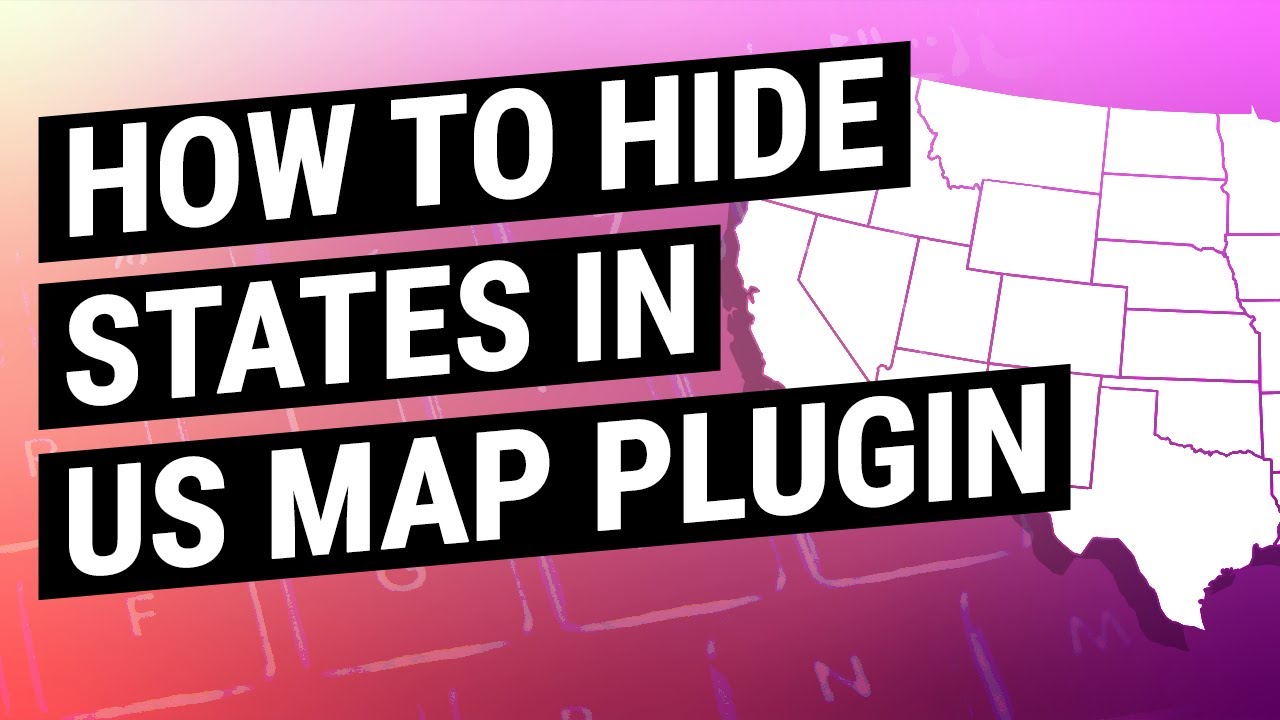 How to Hide States in US Map Plugin for WordPress [Tutorial] - YouTube