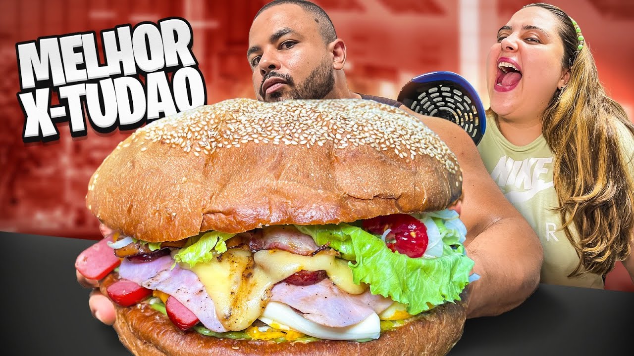 X-TUDÃO GIGANTE | O MAIOR E MAIS GOSTOSO X-TUDO - YouTube