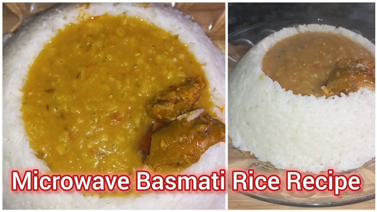How To Cook Basmati Rice In The Microwave || Basmati Rice Recipe - YouTube