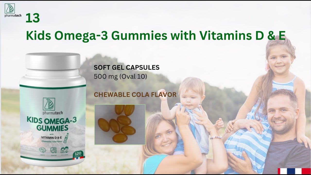 Kids Chewable Omega 3 Capsules | Pharmatech AS Norway | White Label ...