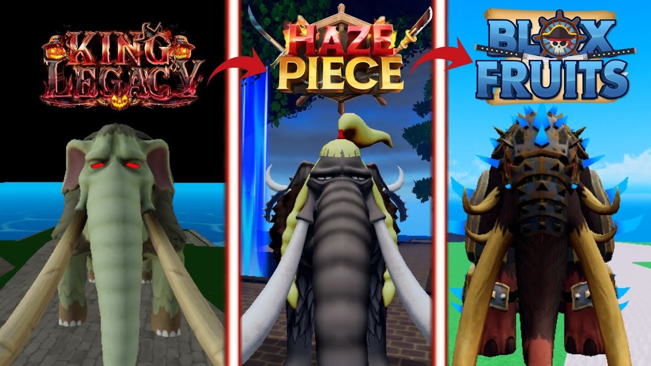 Mastering Mammoth Fruit in EVERY One Piece Roblox Game - YouTube