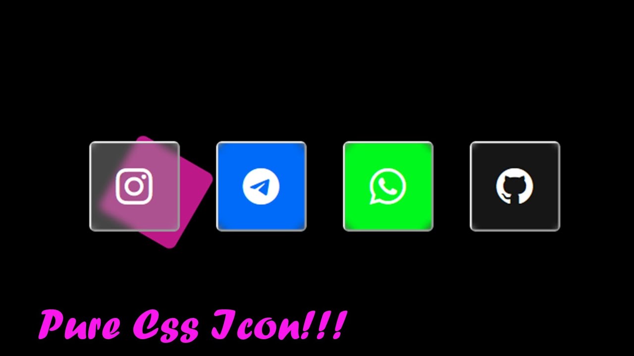 AMAZING ICON USING HTML CSS |DO YOU KNOW THIS DESIGN?@pinkweb0 #html #css - YouTube