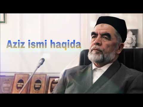 Aziz ismi haqida / Shayx Muhammad Sodiq Muhammad Yusuf @islomuz