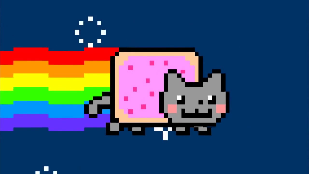 Gato Tostada Arcoiris HD - YouTube