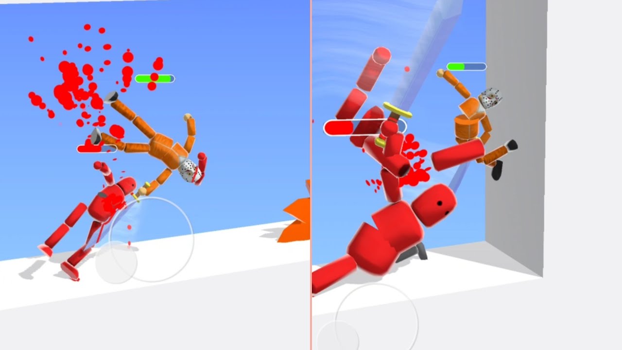 Elastic Ninja Fights Against Enemies Ragdoll Ninja - YouTube