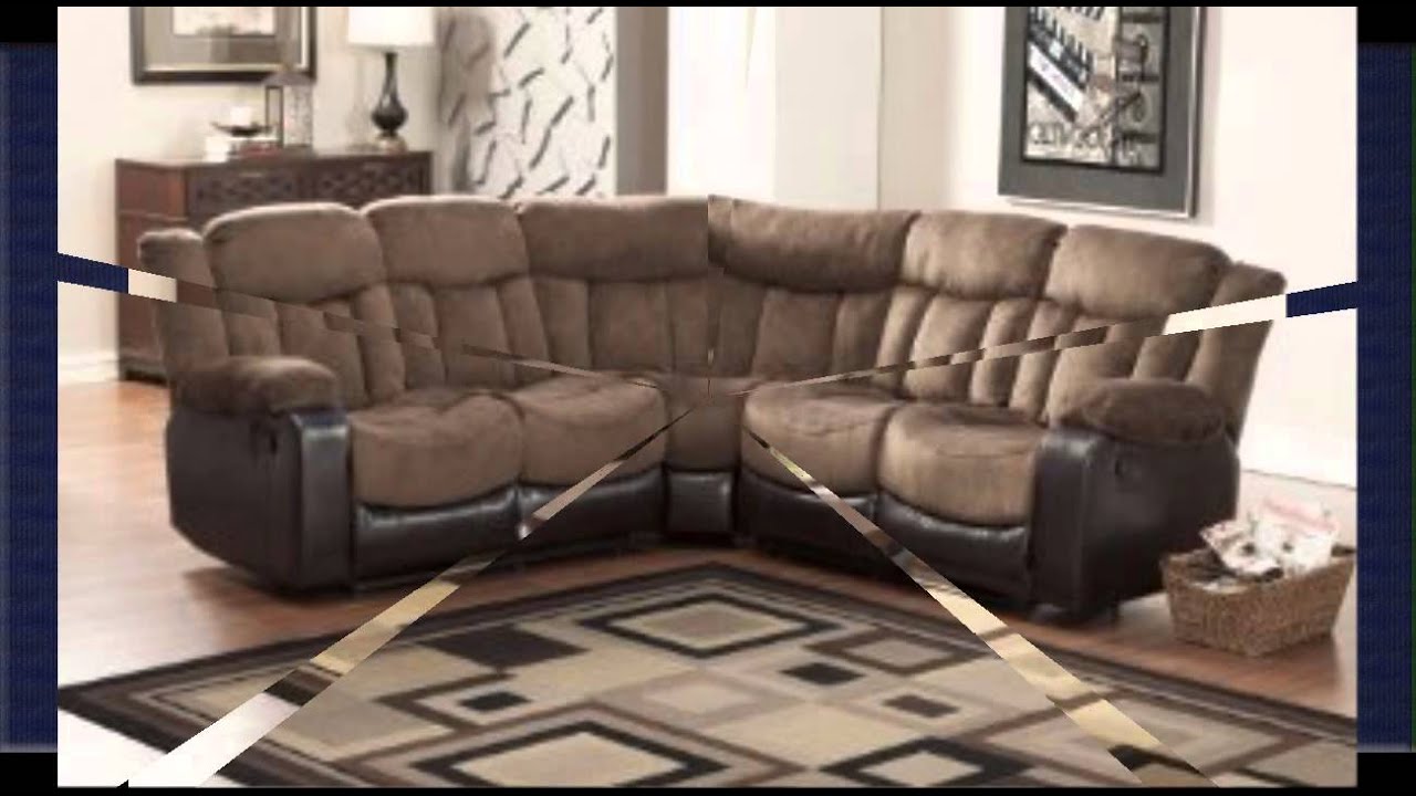 Microfiber Reclining Sectional Sofa - YouTube