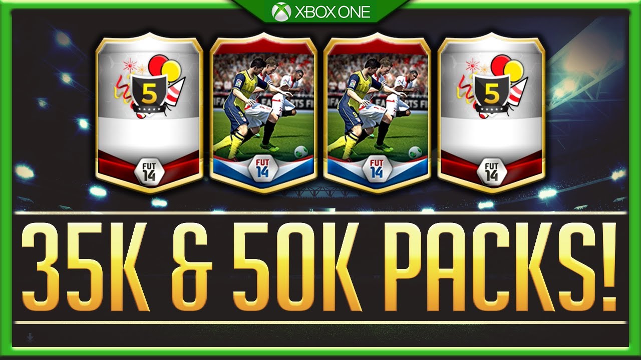 EA SPECIAL PACK OPENING! 25K, 35K & 50K MEGA PACKS! FIFA 14 ULTIMATE ...