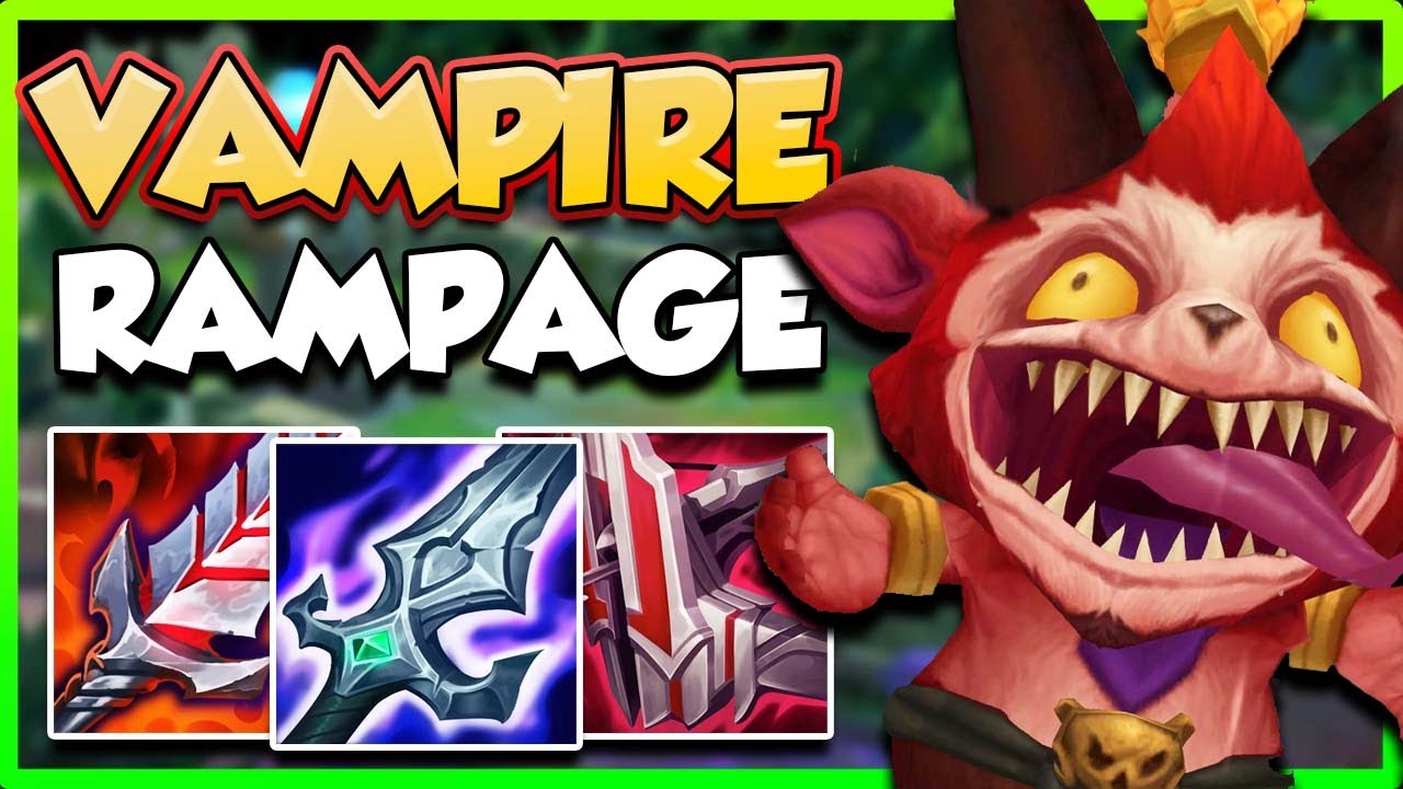 Vampire Teemo Is On A Blood Thirsty Rampage - League of Legends - YouTube