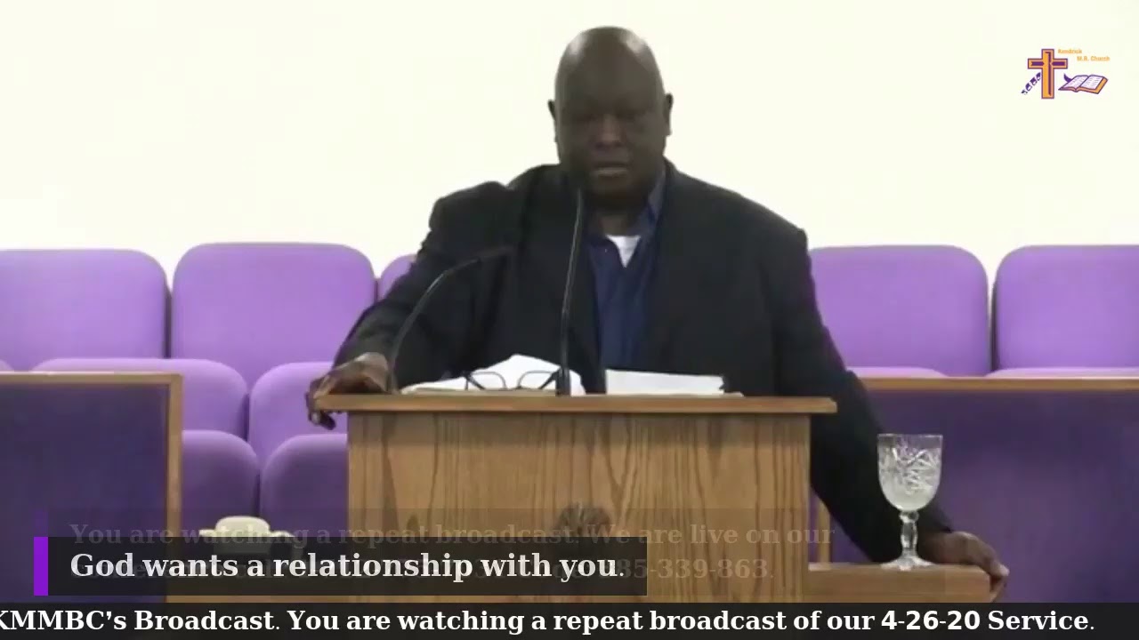 Kendrick Memorial Baptist Church Morning Worship (Rebroadcast 4-26-20 ...