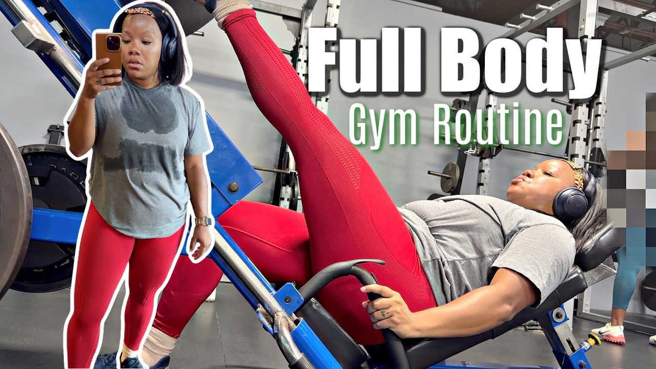 Full Body Workout w/ EPIC Core & Cardio Routine | Come To The Gym With Me - YouTube
