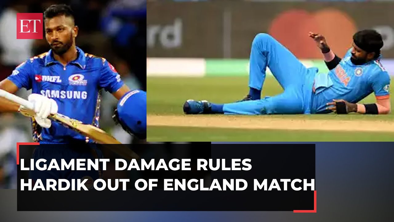 Hardik Pandya injury: All-rounder ruled out of WC match against England ...