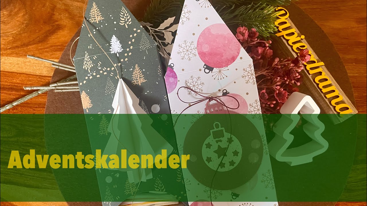 Tee-Adventskalender basteln | wunderschön & einfach | diy mit Papier ...