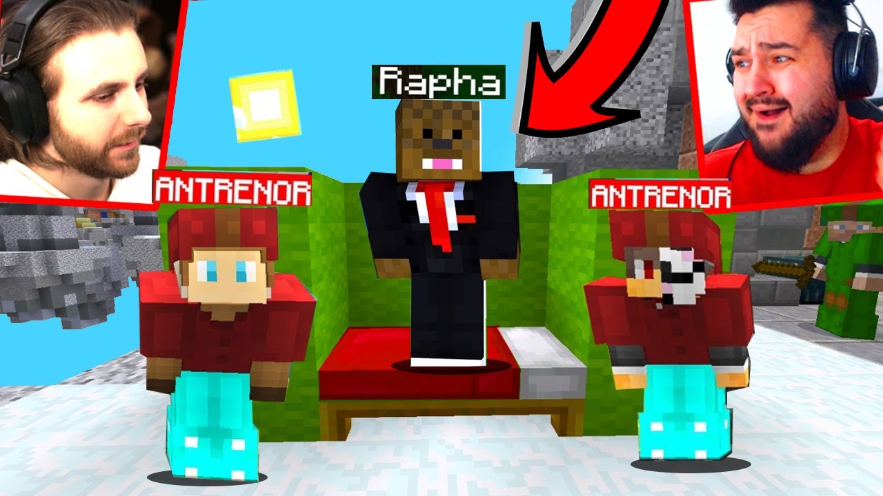 CASTIG Fiecare MECI cu Antrenorul de BEDWARS si iRaphahell in Minecraft ...