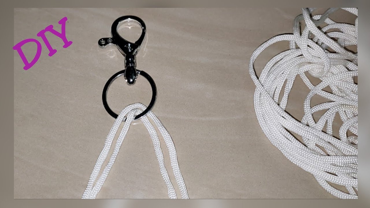 DIY fish 🐟 keychain using cord macrame/Art & Craft/Handmade gift for ...