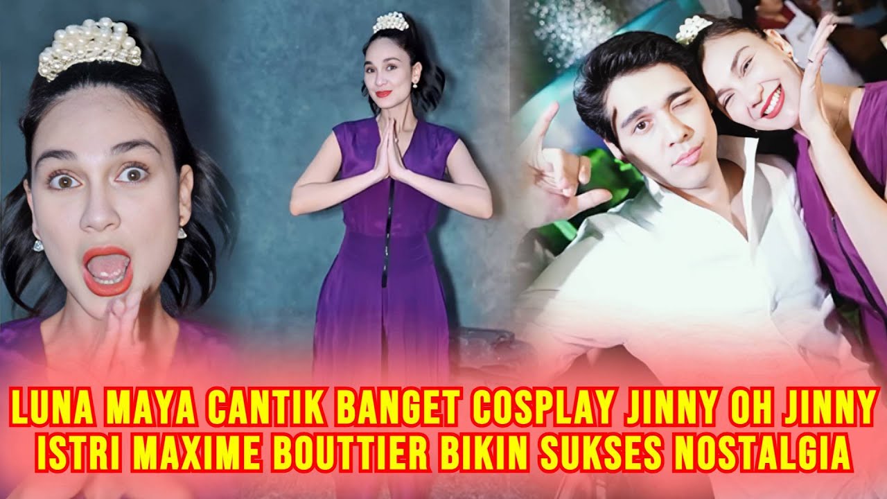 EKSKLUSIF! Cantiknya Luna Maya Cosplay Jadi Jinny Oh Jinny Di Pesta ...