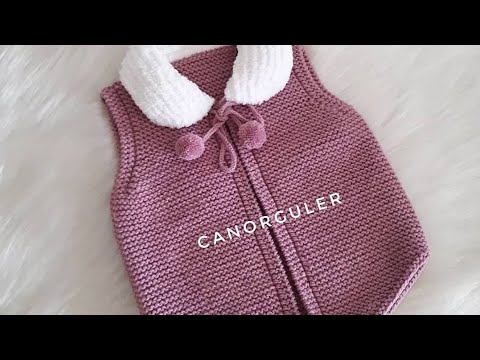 Polar yakali şişme bebek yeleği