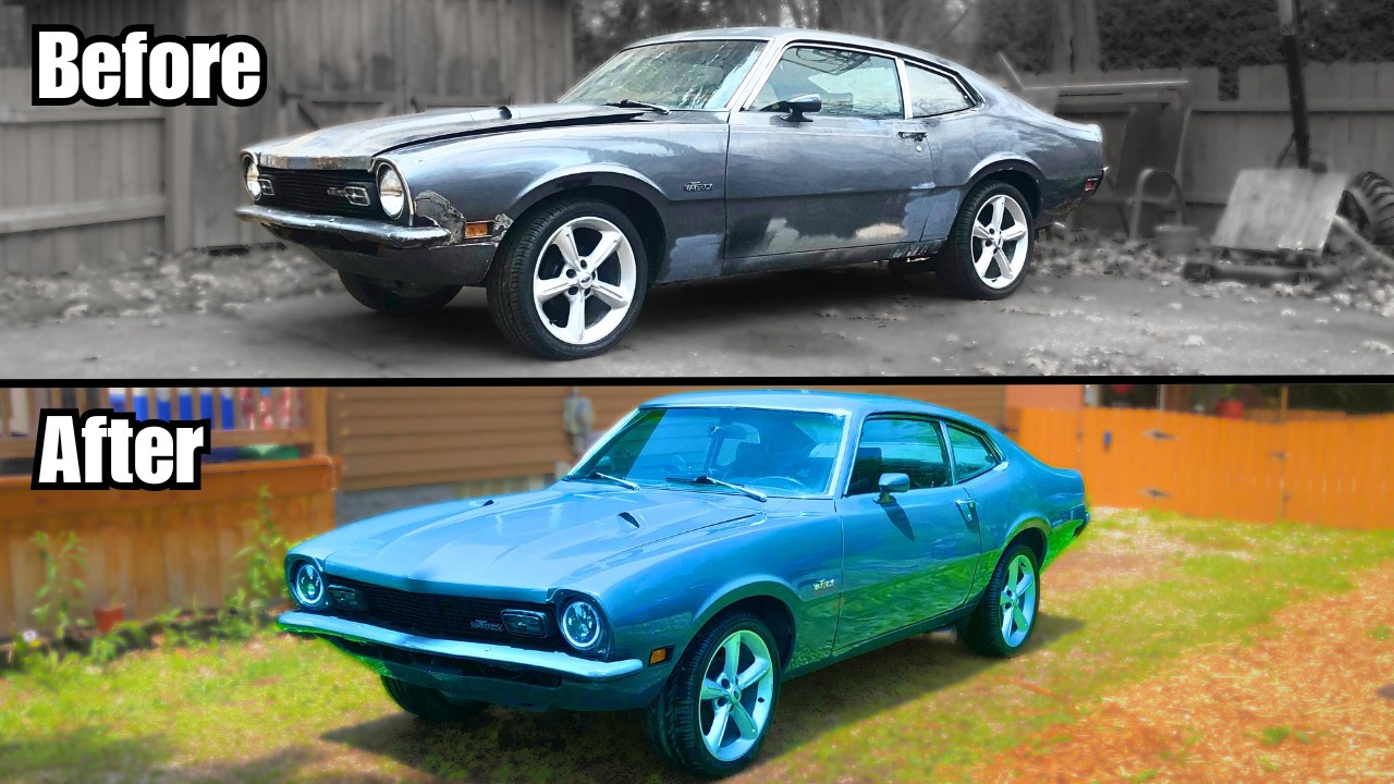 Transforming My 72 Maverick Grabber with a Budget Paint Job! - YouTube