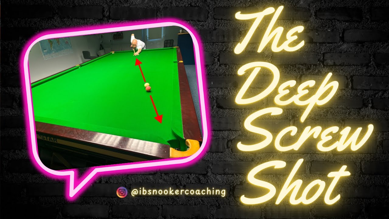 The Deep Screw Shot - Snooker - YouTube