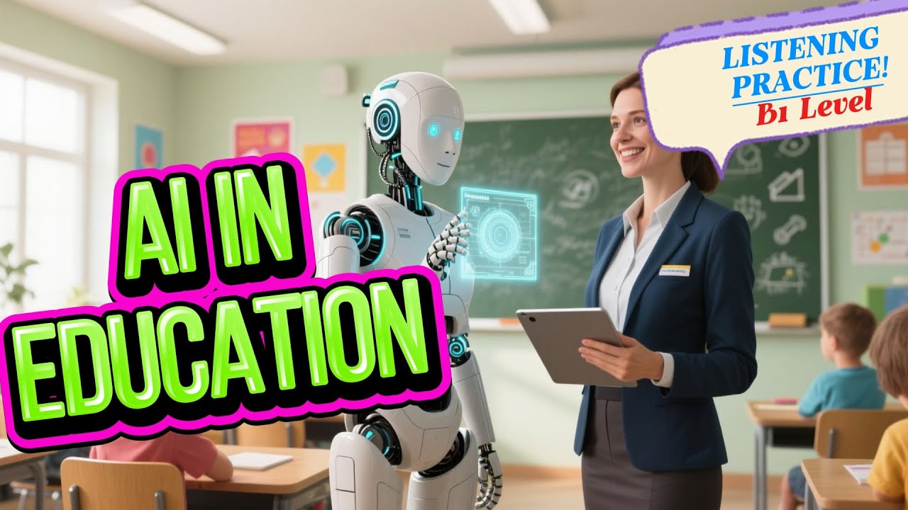 THE BEST WAY for Listening Practice/ B1 Level - AI in EDUCATION - YouTube