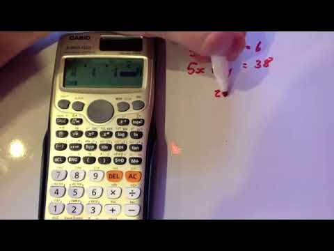 How to solve Simultaneous Equations using the CASIO fx 991ES Scientific Calculator - YouTube