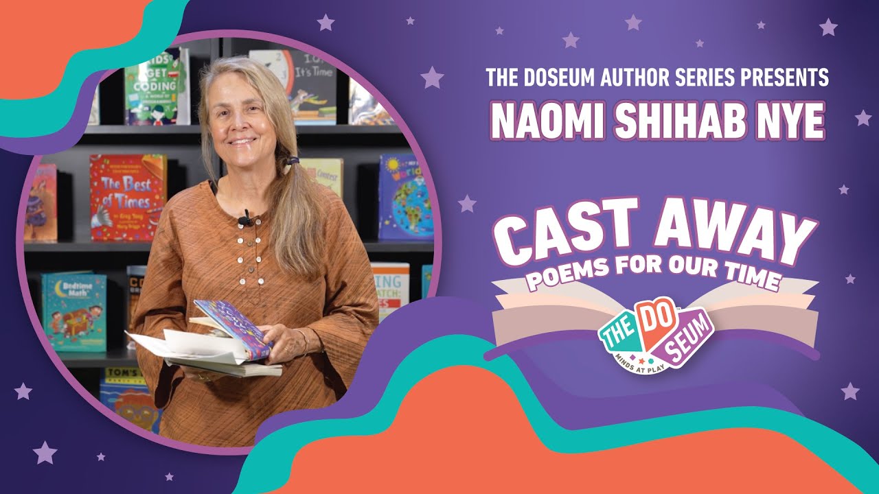 Naomi Shihab Nye reading Cast Away: Poems of Our Time | Poetry for Kids ...