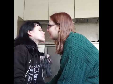 I enjoy kissing #shorts #lesbian
