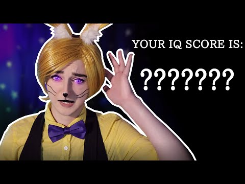 Glitchtrap takes an IQ test to prove his sanity...