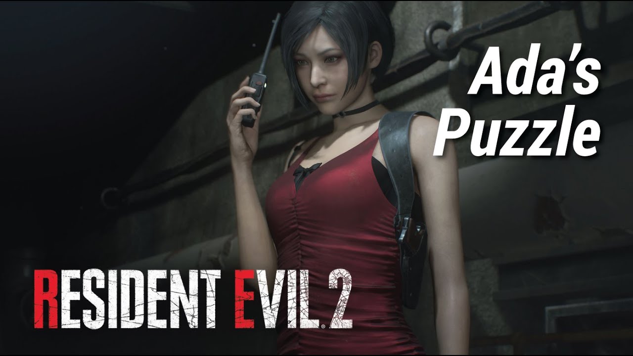 Resident Evil 2 Remake || Ada's Puzzle - YouTube