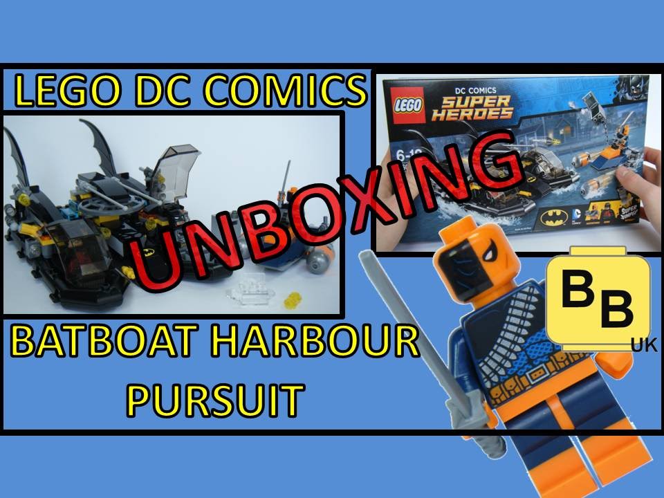 UNBOXING LEGO DC SUPERHEROES BATMAN 76034 BATBOAT HARBOUR PURSUIT ...