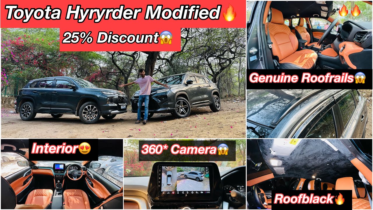 TOYOTA HYRYDER 2023 MODIFIED🔥TOYOTA HYRYDER INTERIOR MODIFIED🔥HYRYDER ...