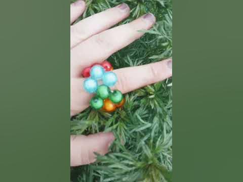кольцо з бусин ️🌷 - YouTube