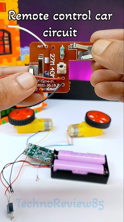 Rc car remote control transmitter and receiver circuit #technoreview85 ...