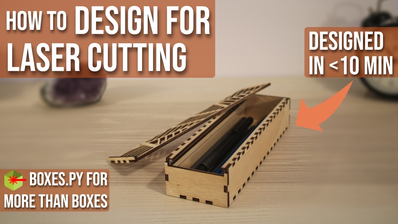 Design For Laser Cutting - Fast & Easy | Free Designs Included - YouTube