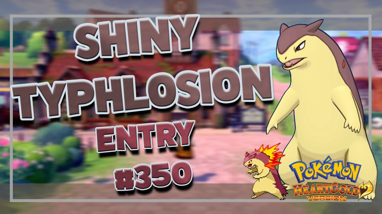 Shiny Typhlosion Xy