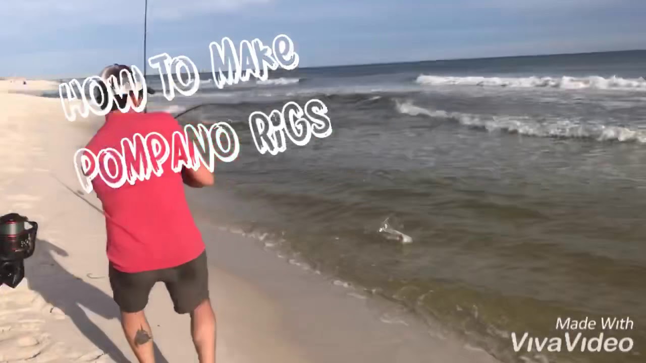 How to make pompano rigs (the easy way) - YouTube