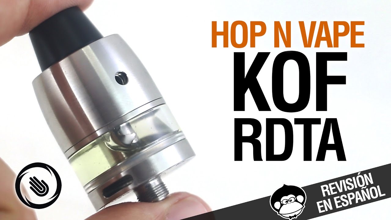 Hop n Vape KOF RDTA (king of flavor) / EL ATOMIZADOR BALA / revisión ...